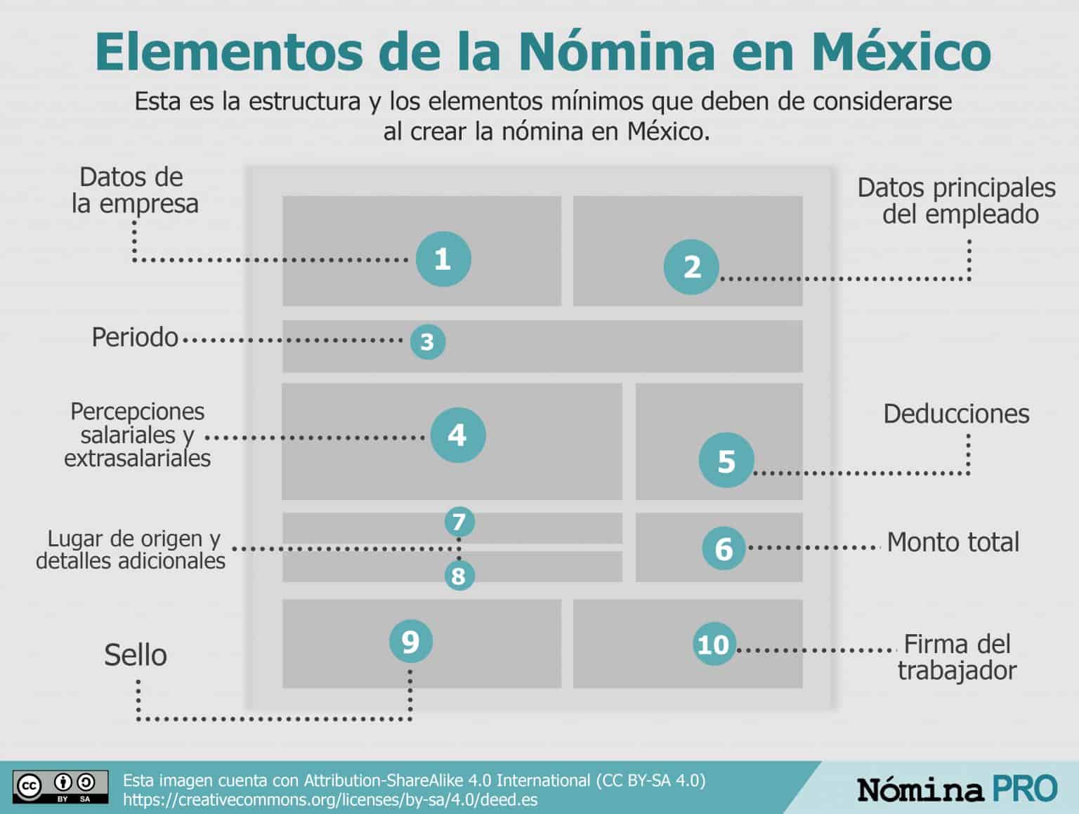 Elementos de la Nómina. Estructura y Que Debe Contener