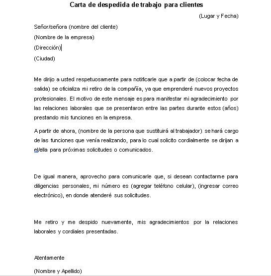 Cómo Hacer una Carta de Despedida Laboral. Con Ejemplos Cómo Hacer una Carta de Despedida Laboral. Con Ejemplos